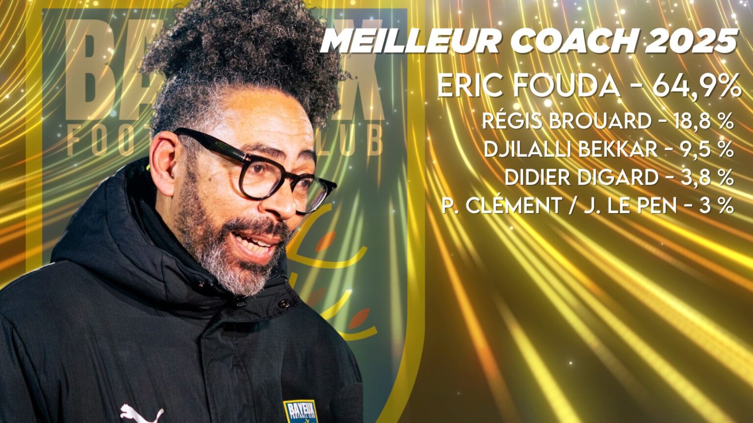 Eric Fouda, entraîneur normand de l'année 2025 - Foot Normand